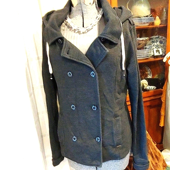 Element | Jackets & Coats | Element Wood Thread Charcoal Jacket | Poshmark